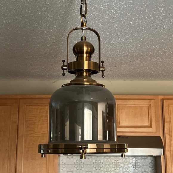 Possini | Other | Two Possini Euro Elida 1 Wide Brass And Chrome Glass ...